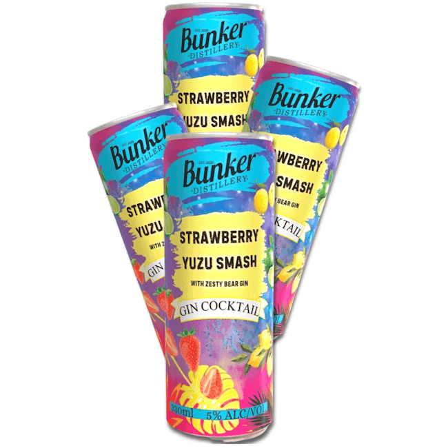 Bunker Distillery Zesty Bear Strawberry & Yuzu Smash – SPIRIT OF THE MAKER